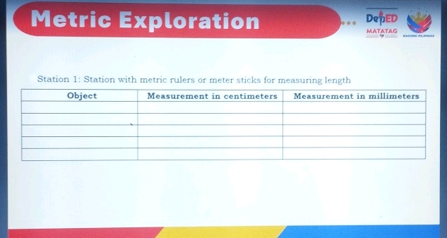 Metric Exploration Station 1 Station with | StudyX