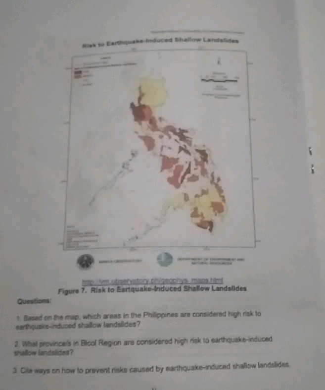 Questions 1 Based on the map which areas in | StudyX