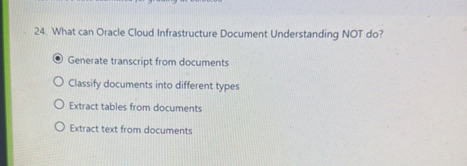24 What can Oracle Cloud Infrastructure | StudyX