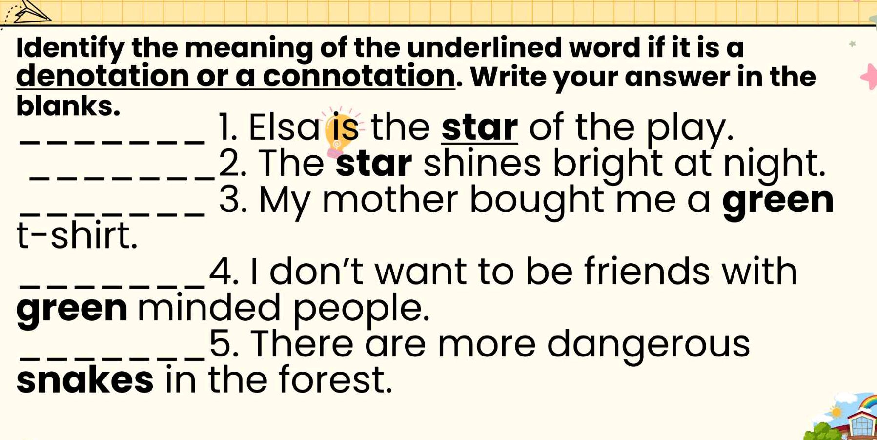 Identify the meaning of the underlined word | StudyX