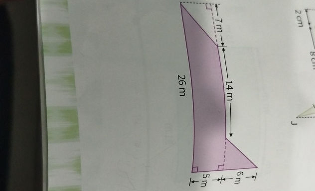 Calculate the area of the figure shown below | StudyX