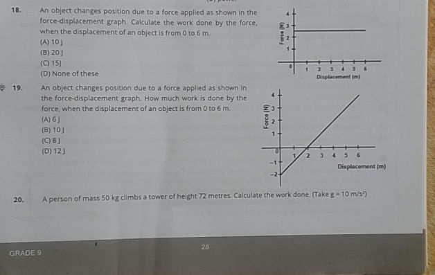 18 An object changes position due to a force | StudyX