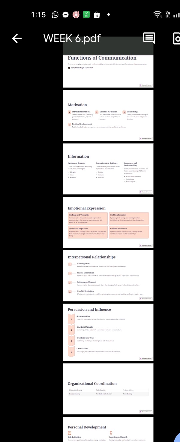 Functions of Communication Motivation | StudyX