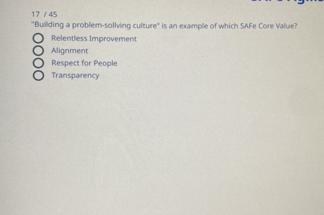 Building a problem-solving culture is an | StudyX