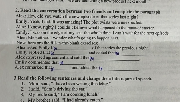 2 Read the conversation between two friends | StudyX