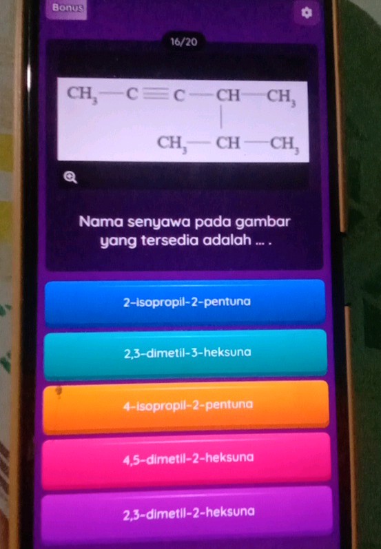 CH3-CC-CH-CH3 CH3-CH-CH3 Nama senyawa pada | StudyX