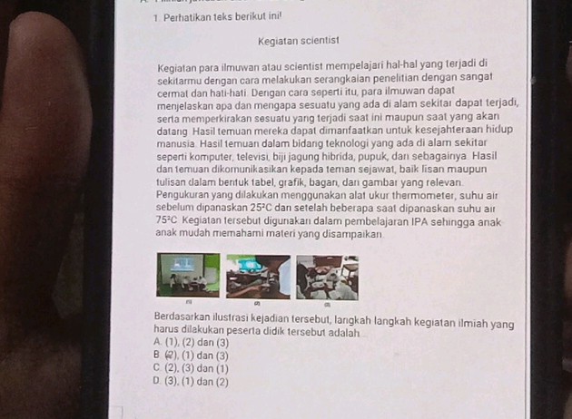 1 Perhatikan teks berikut ini Kegiatan | StudyX