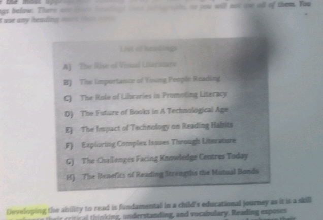 List of headings A) The Rise of Visual | StudyX