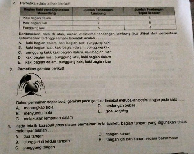 2 Perhatikan data latihan berikut Bagian | StudyX