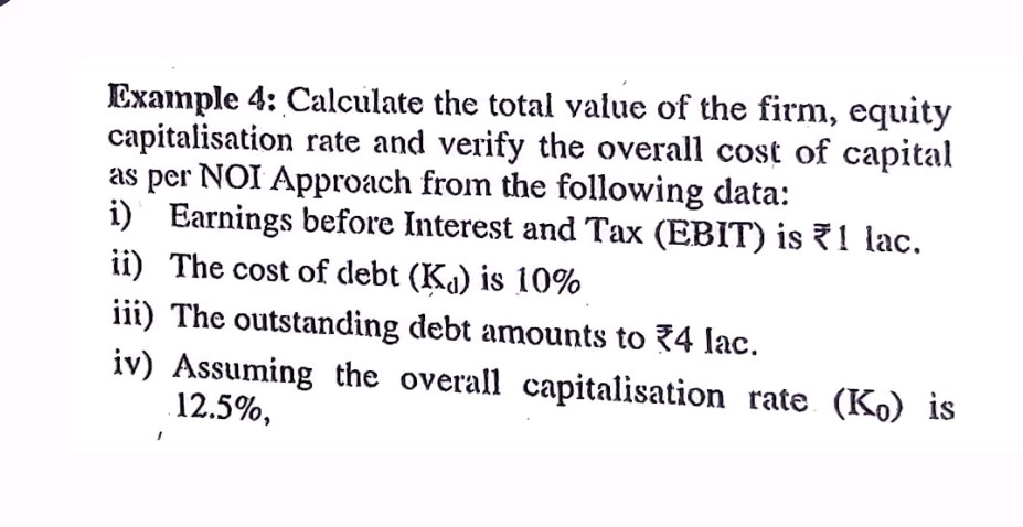 Example 4 Calculate the total value of the | StudyX