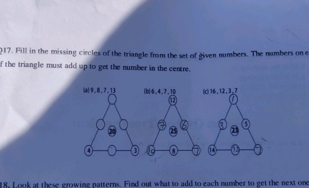 217 Fill in the missing circles of the | StudyX
