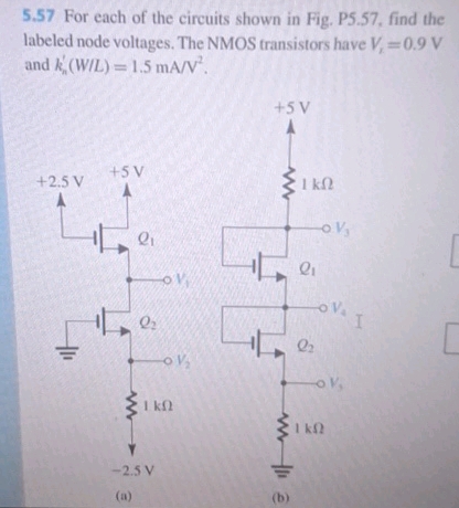 557 For each of the circuits shown in Fig | StudyX