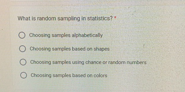 What is random sampling in statistics | StudyX