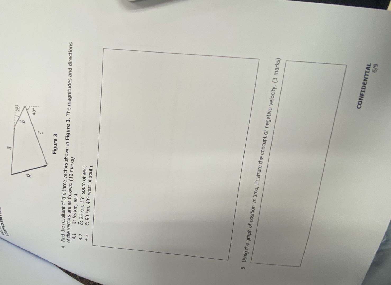 4 Find the resultant of the three vectors | StudyX