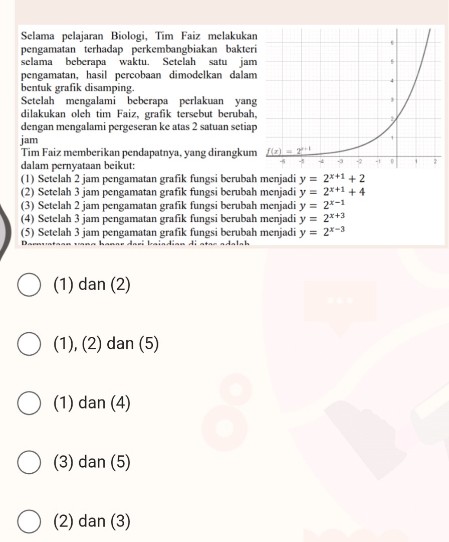 Selama pelajaran Biologi Tim Faiz melakukan | StudyX