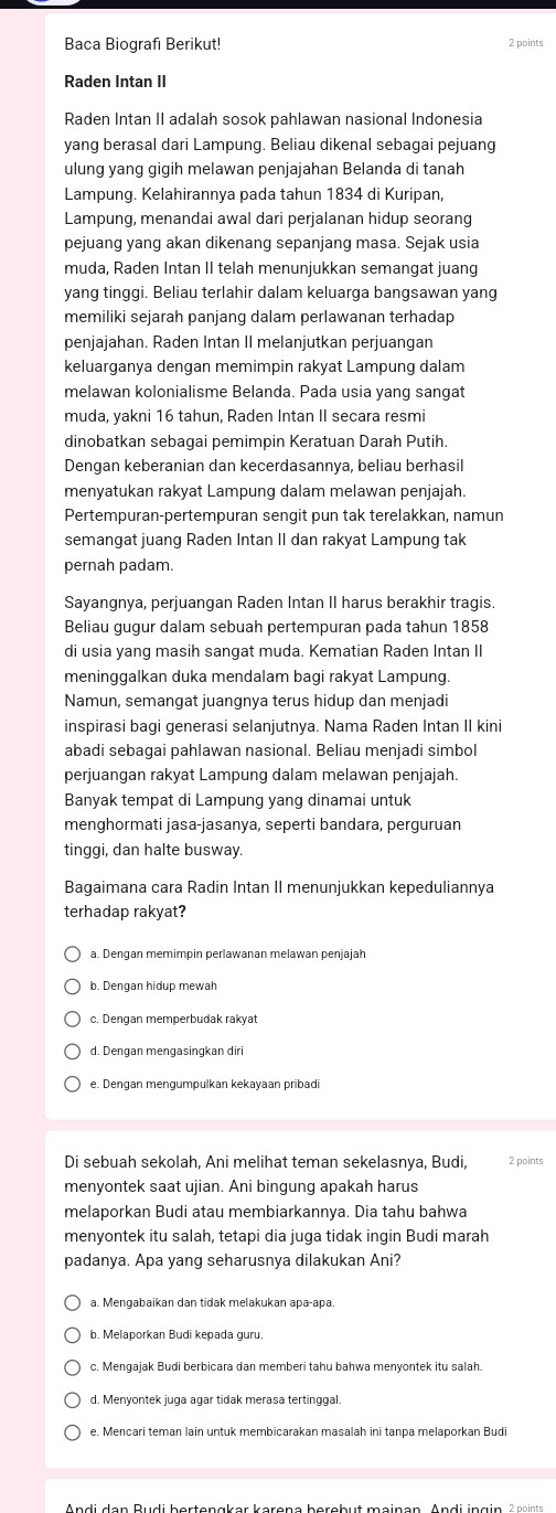 Baca Biografi Berikut Raden Intan II Raden | StudyX