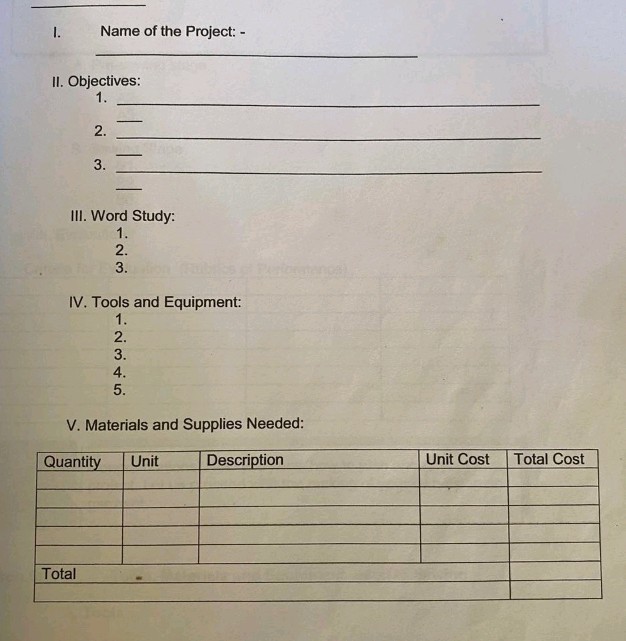1 Name of the Project - II Objectives 1 2 3 | StudyX