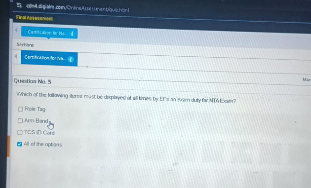 Question No 5 Which of the following items | StudyX