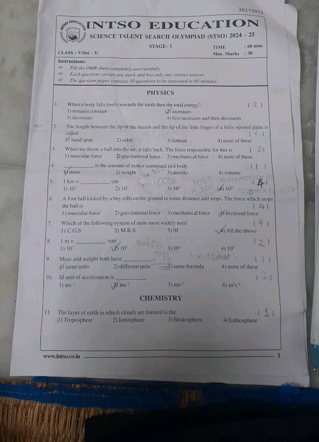 INTSO EDUCATION SCIENCE TALENT SEARCH | StudyX