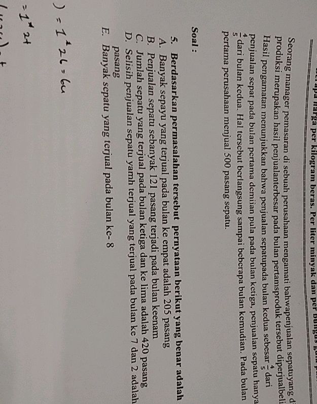 Berdasarkan permasalahan tersebut pernyataan | StudyX
