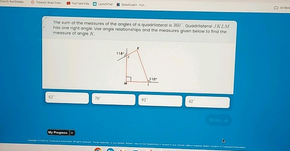 The sum of the measures of the angles of a | StudyX
