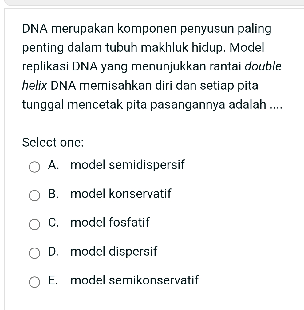 DNA merupakan komponen penyusun paling | StudyX