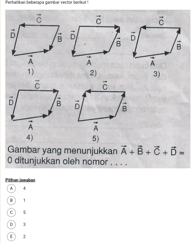 Perhatikan beberapa gambar vector berikut | StudyX