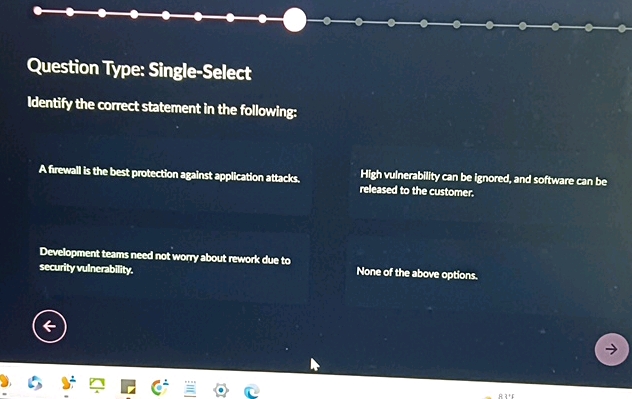 Question Type Single-Select Identify the | StudyX