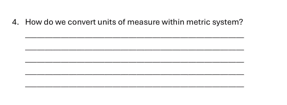 4 How do we convert units of measure within | StudyX