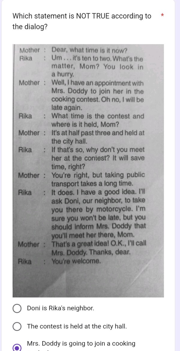 Which statement is NOT TRUE according to the | StudyX