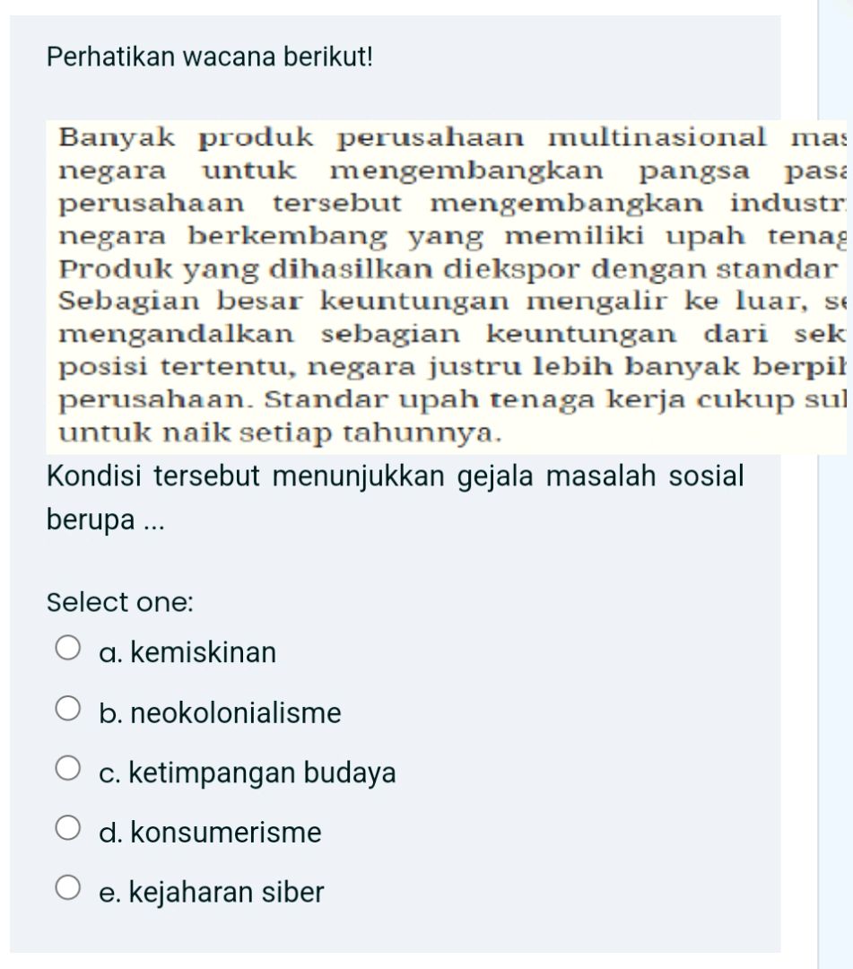 Perhatikan wacana berikut Banyak produk | StudyX