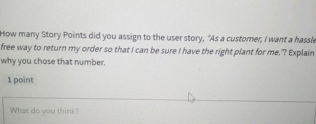 How many Story Points did you assign to the