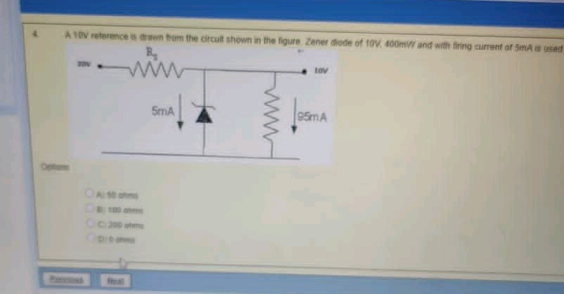 A 10V reference is drawn from the circuit | StudyX