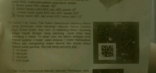 Pak Subur mempunyai sebidang kebun yang | StudyX