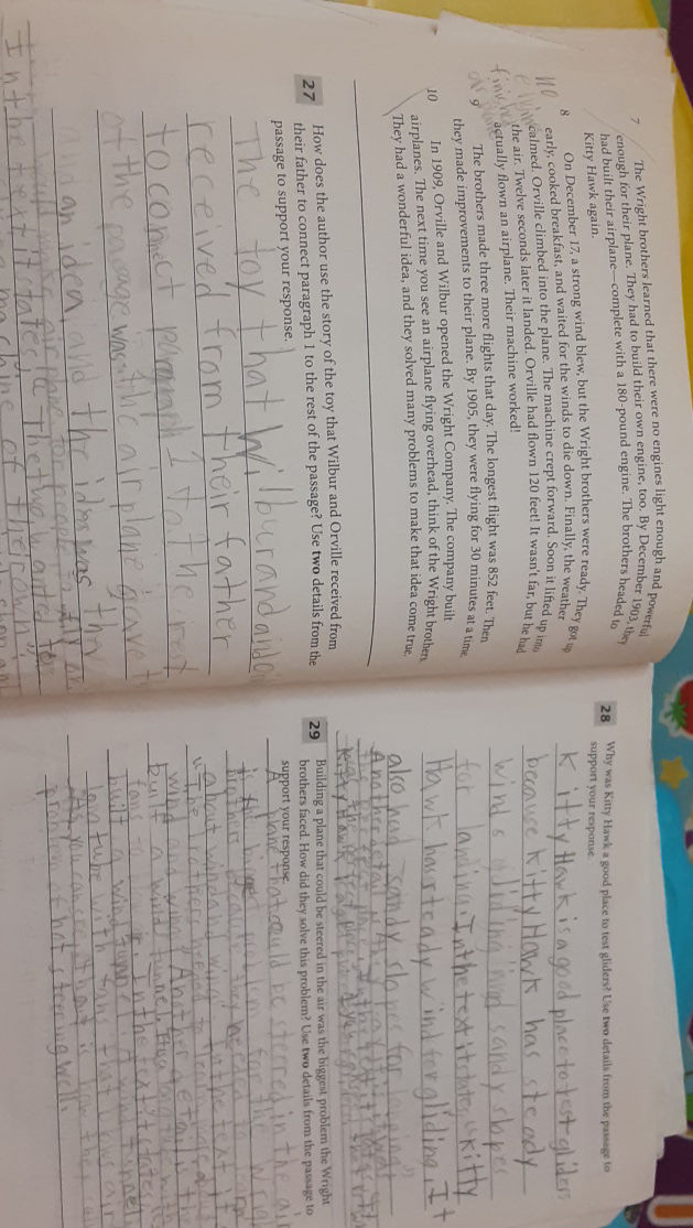 27 How does the author use the story of the | StudyX