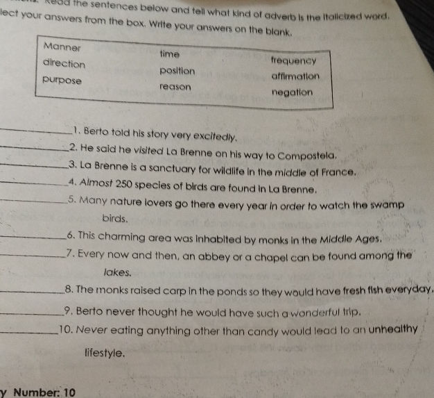 Select your answers from the box Write your | StudyX