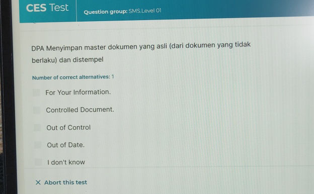 DPA Menyimpan master dokumen yang asli (dari | StudyX