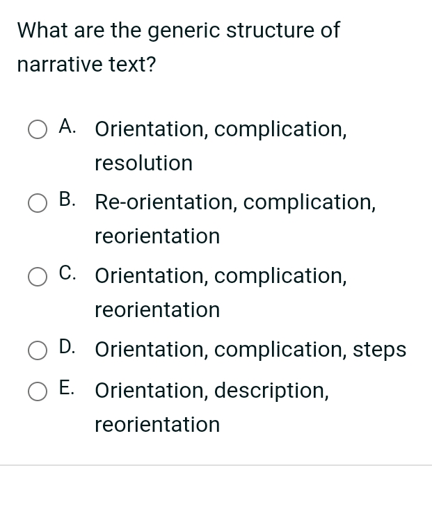 What are the generic structure of narrative | StudyX