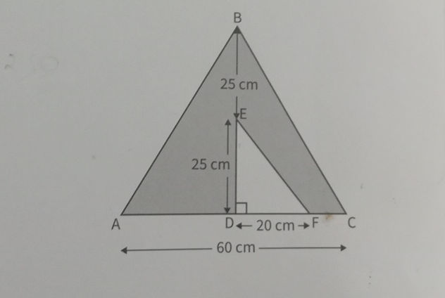 The figure shows a triangle ABC with AB = AC | StudyX