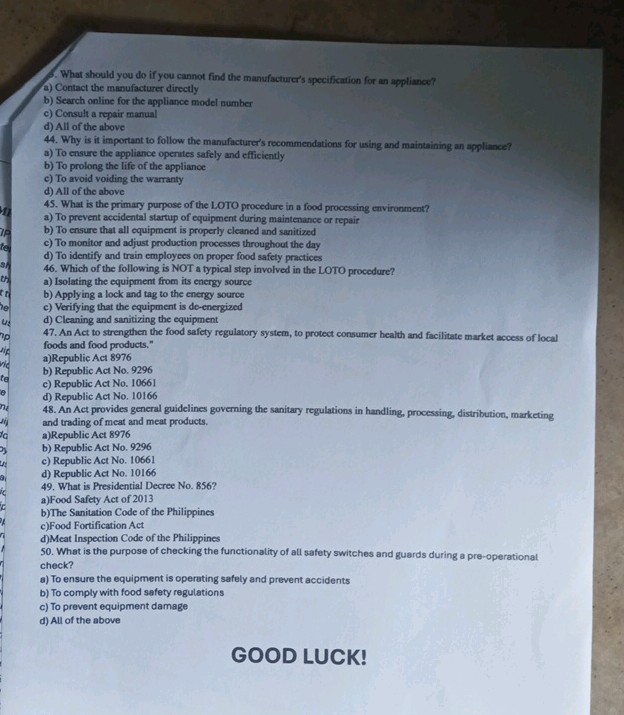 6 What should you do if you cannot find the | StudyX