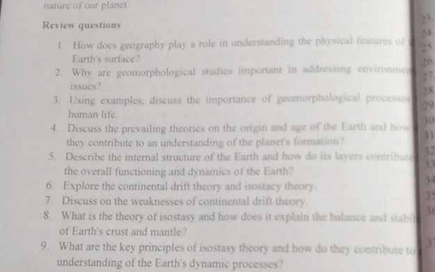 Review questions 1 How does geography play a | StudyX