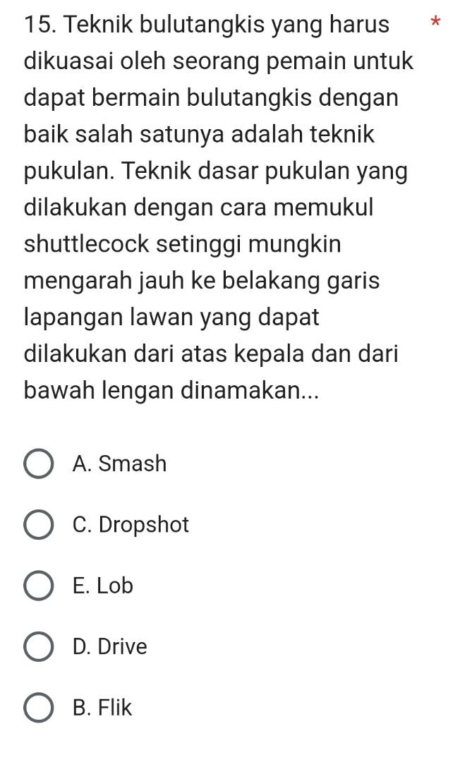 15 Teknik bulutangkis yang harus dikuasai | StudyX
