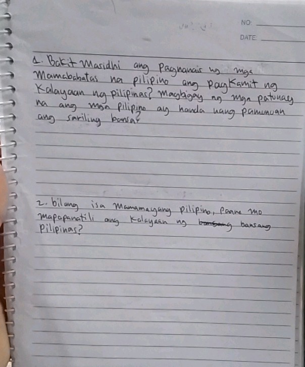 4 Bakit maridhi ang pagnanais ng mga | StudyX