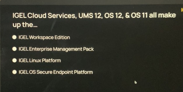 IGEL Cloud Services UMS 12 OS 12 OS 11 all | StudyX