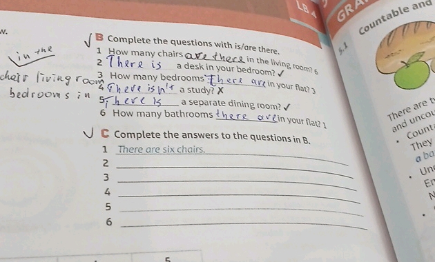 VB Complete the questions with is/are there | StudyX