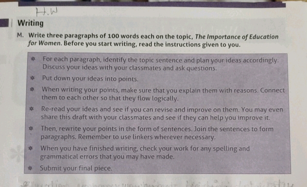 Write three paragraphs of 100 words each on | StudyX