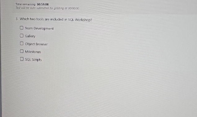 3 Which two tools are included in SQL | StudyX