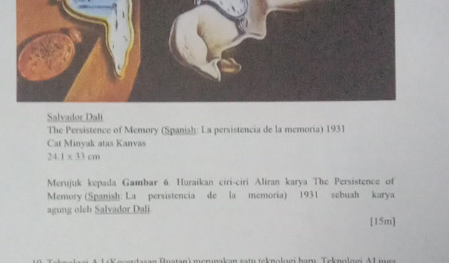 Salvador Dali The Persistence of Memory | StudyX