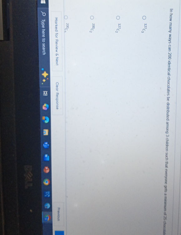 In how many ways can 200 identical | StudyX