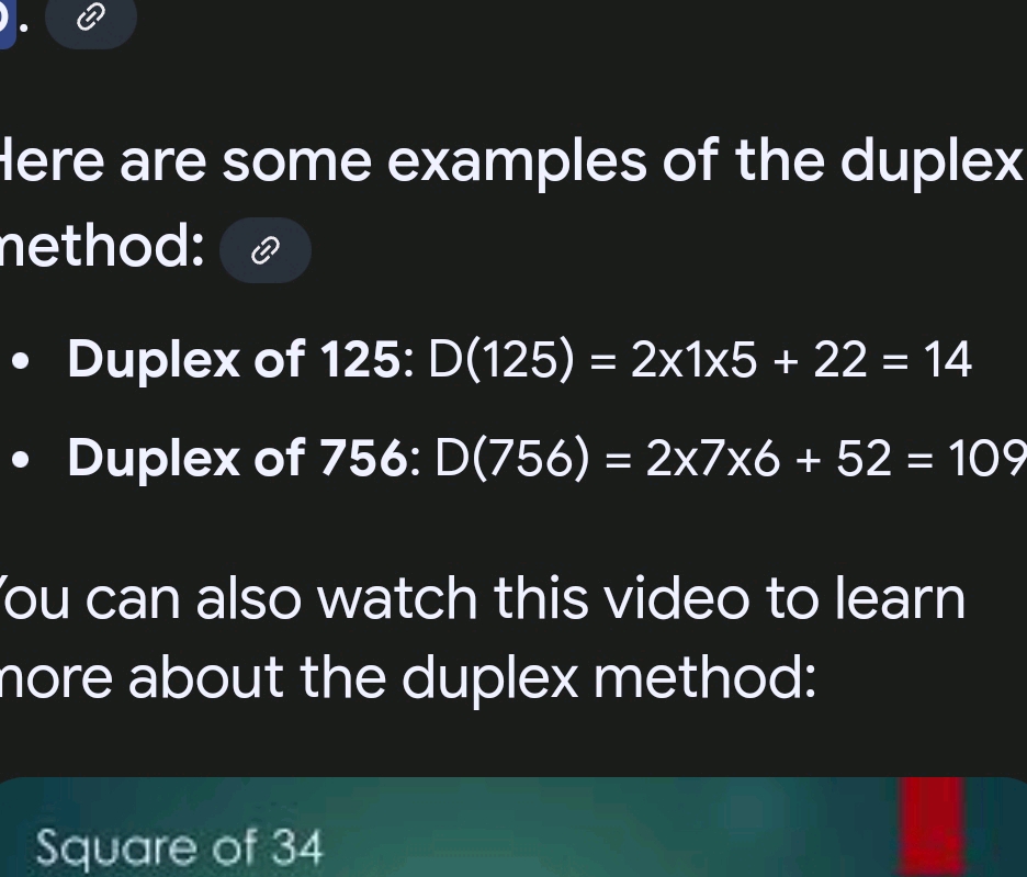 Here are some examples of the duplex method | StudyX